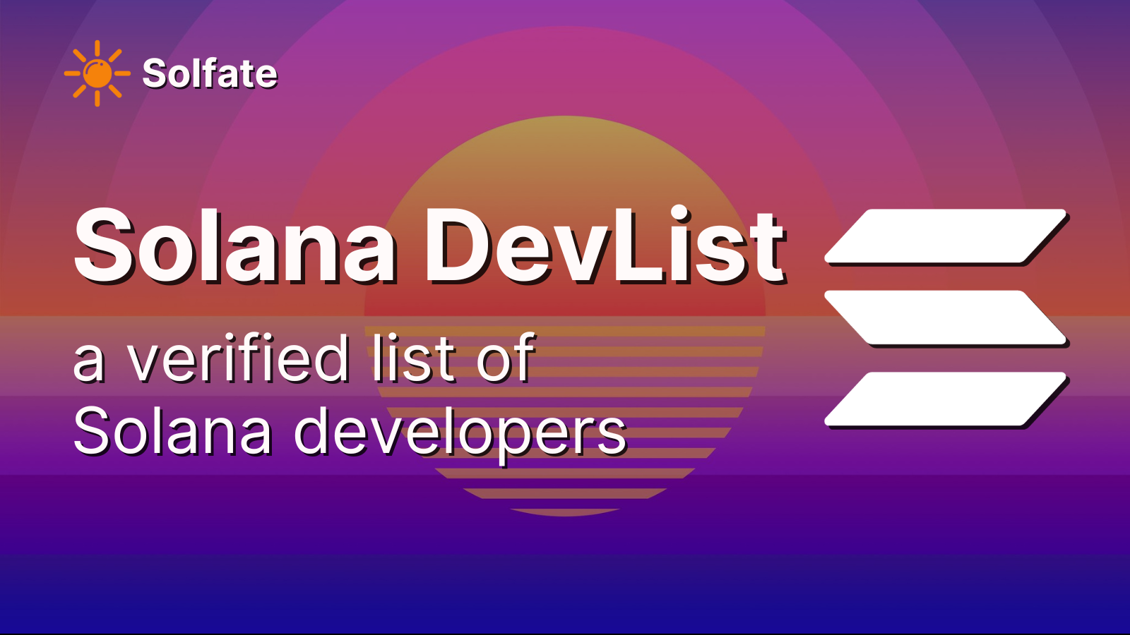Solana DevList - Verified Solana Developers | Solfate